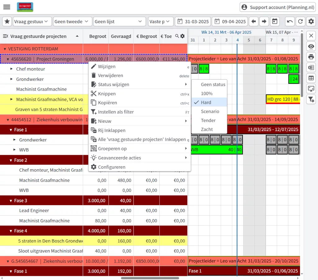 Bouw – Planning.nl